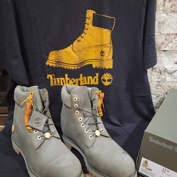 Timberland | Shoes | Mens Timberland Boots Green Size 15 | Poshmark